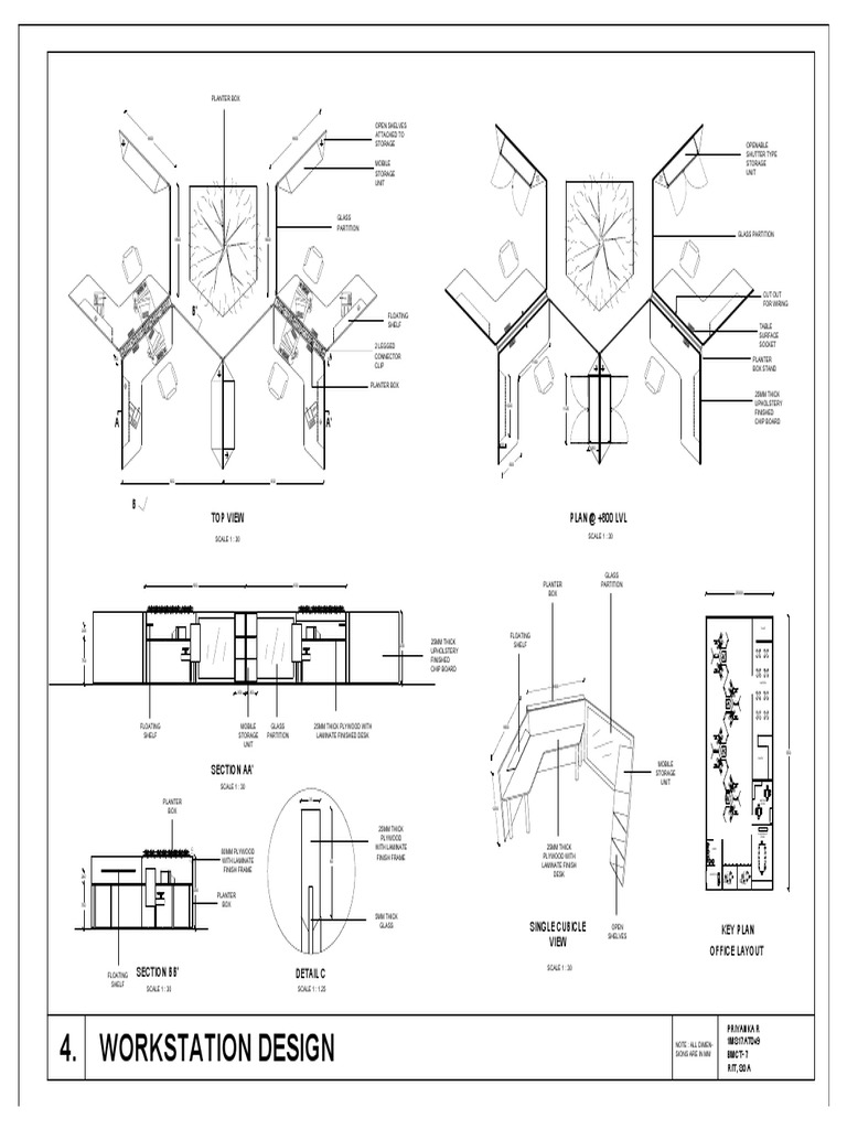 Workstation Design: Priyanka R 1MS17AT049 Bmct-7 Rit, Soa | PDF ...