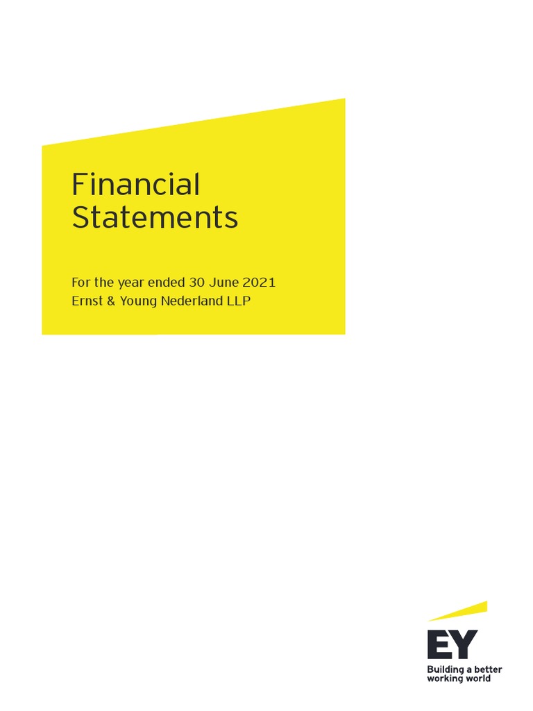 Ey Financial Statements 2021 en | PDF | Financial Audit | Going Concern