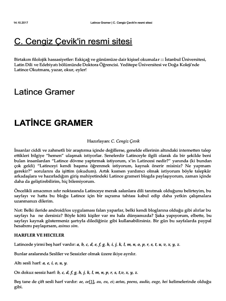 Latin Ce | PDF