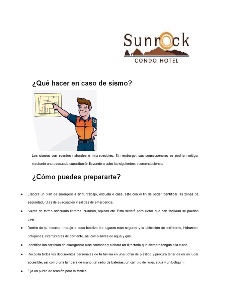 Protocolo Sismos | PDF