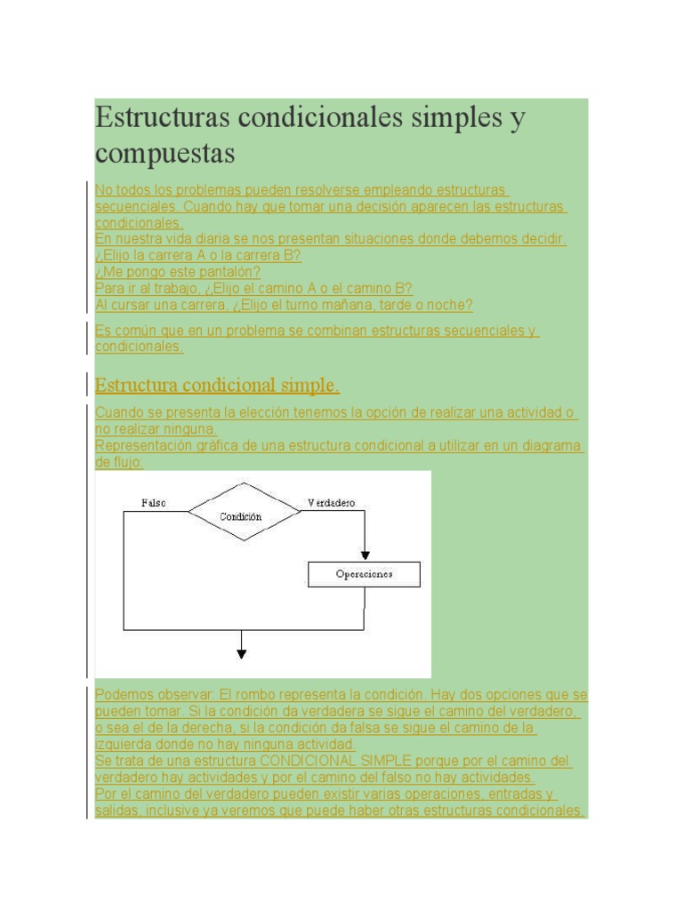 Estructuras condicionales simples y compuestas en Python | PDF | Python ...