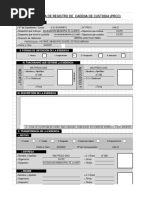 Formulario SCI-207 | PDF