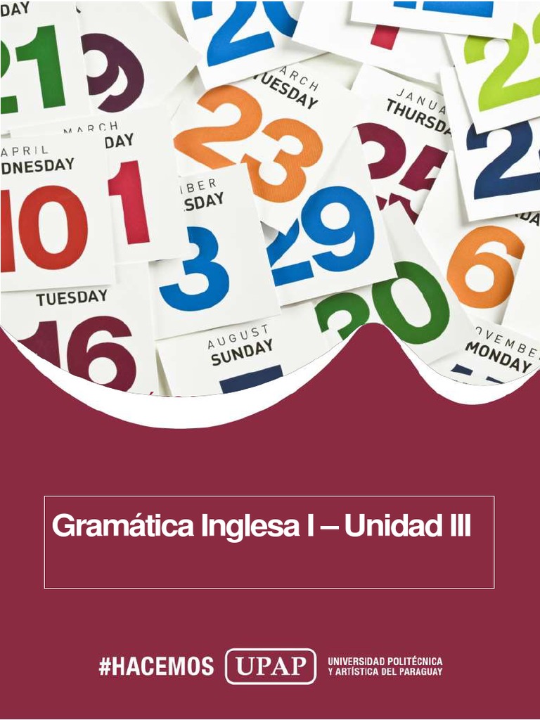 UNIDAD III Gramatica Inglesa | PDF | Tipología Lingüística | Gramática