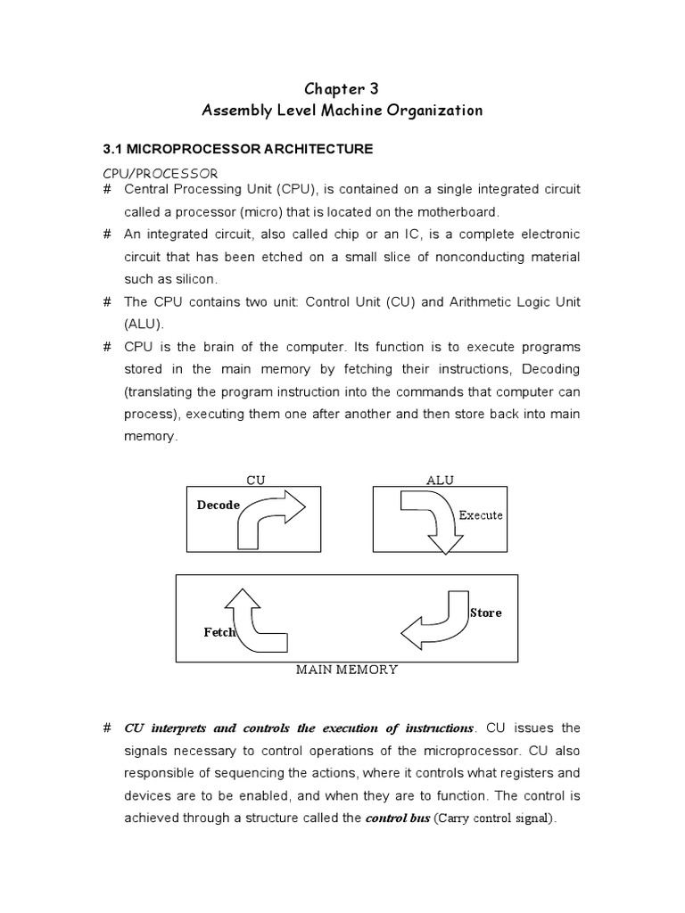 Chp3.1 microArchitecture | PDF | Central Processing Unit | Computer Data Storage