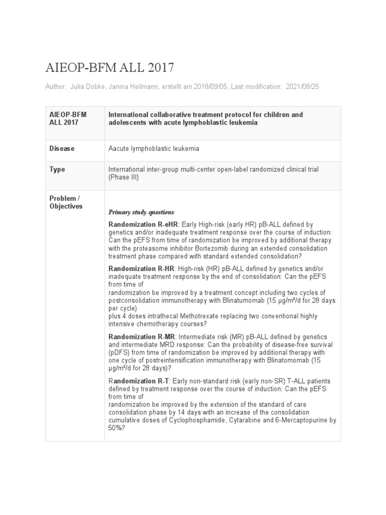 Aieop-Bfm All 2017: Author: Julia Dobke, Janina Heilmann, Erstellt Am 2018/09/05, Last ...