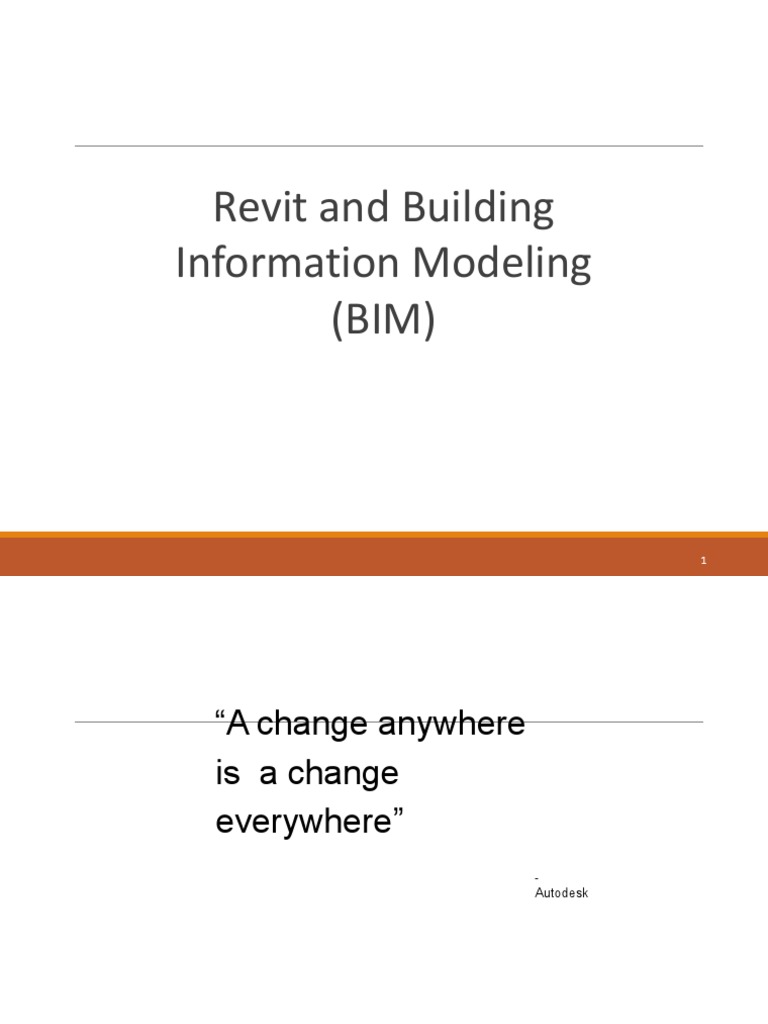 Revit PPT For Students | PDF | Building Information Modeling | Autodesk ...