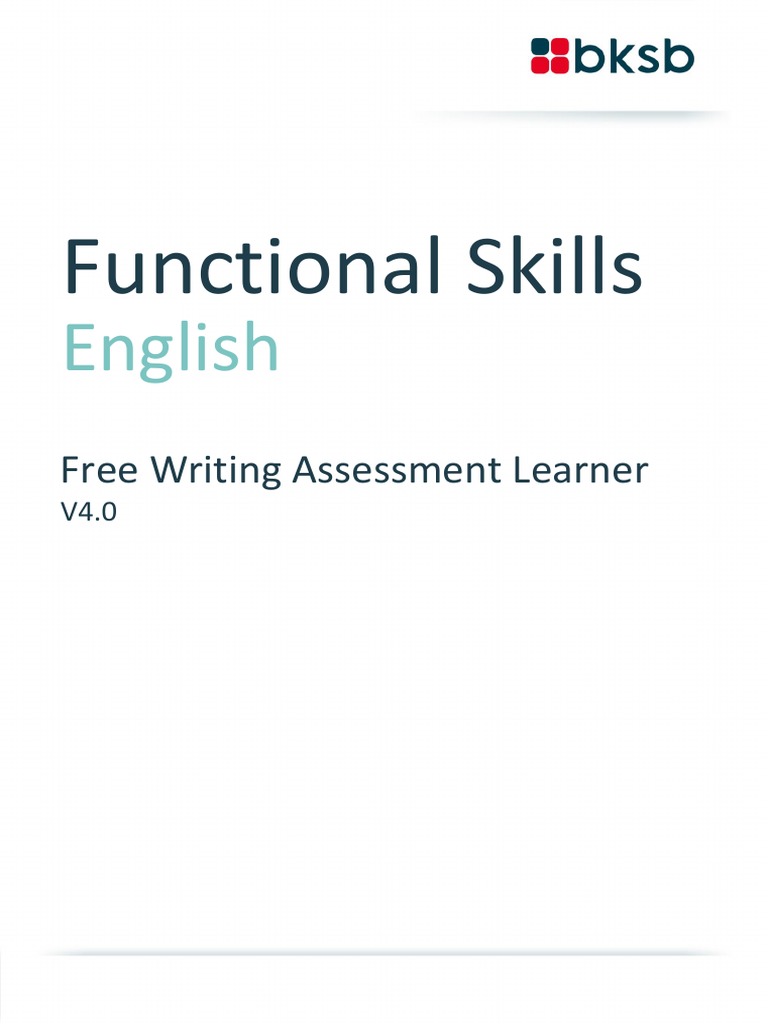 Free Writing Assessment Learner | PDF