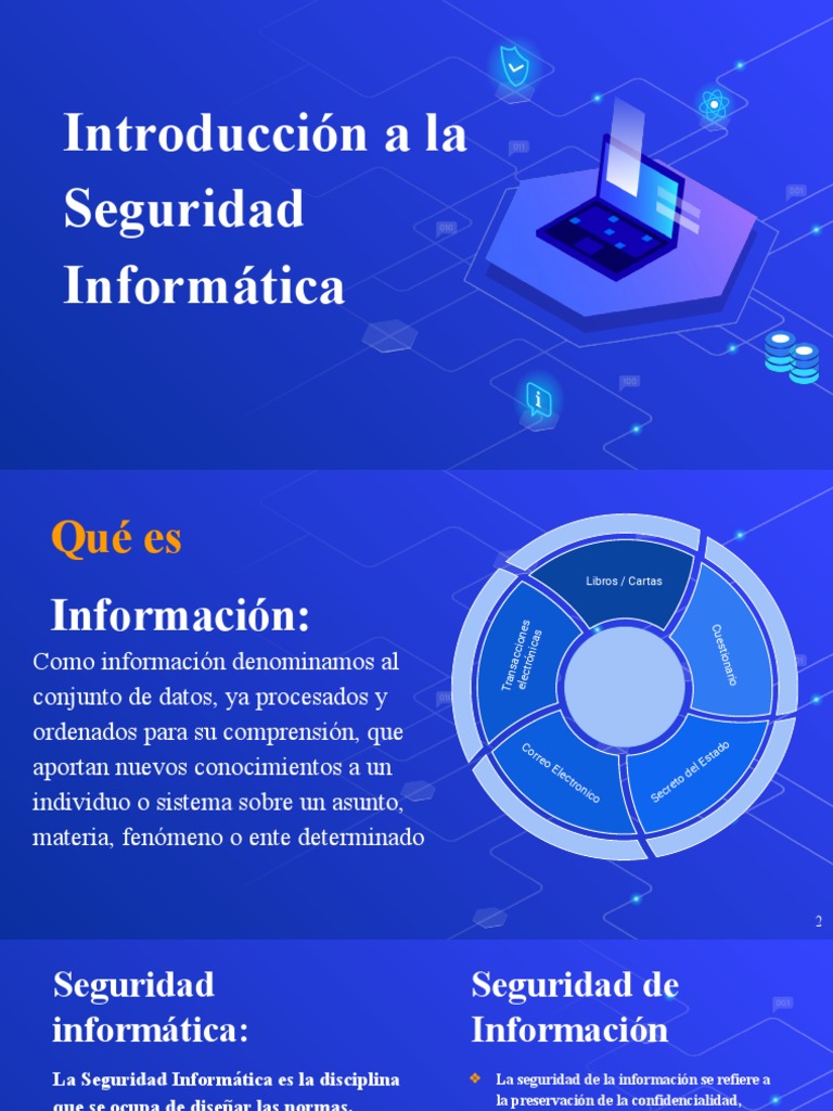 Introducción A La Seguridad Informática | PDF | La seguridad ...