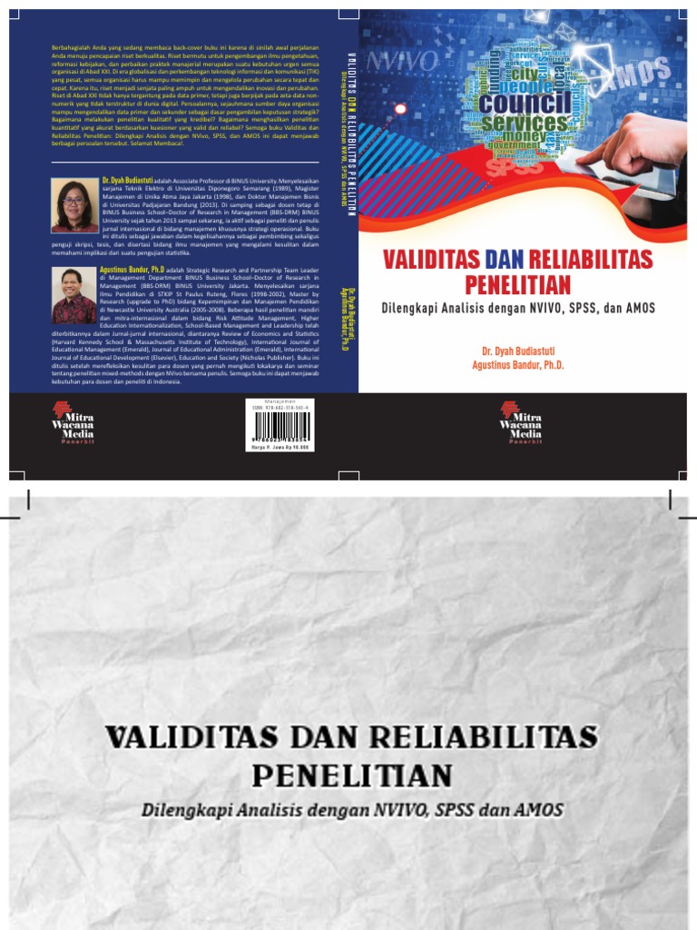 Validitas Dan Reliabilitas Penelitian Va | PDF