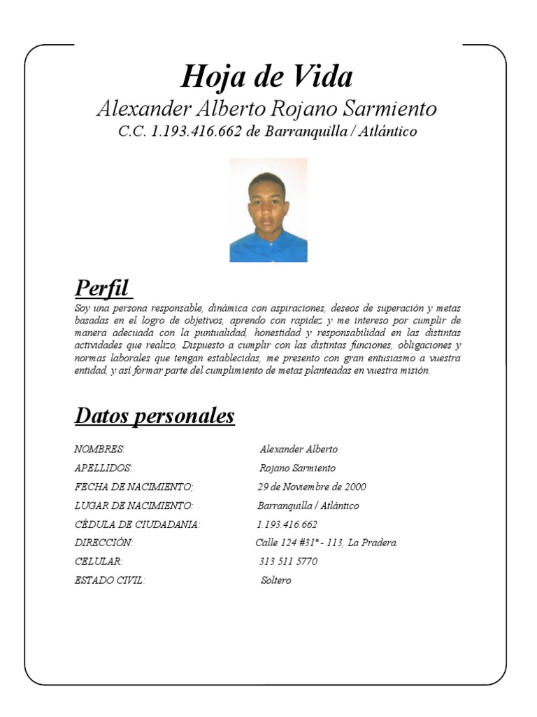 Alexander Rojano | PDF