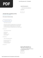 QCM sur le Machine Learning | PDF