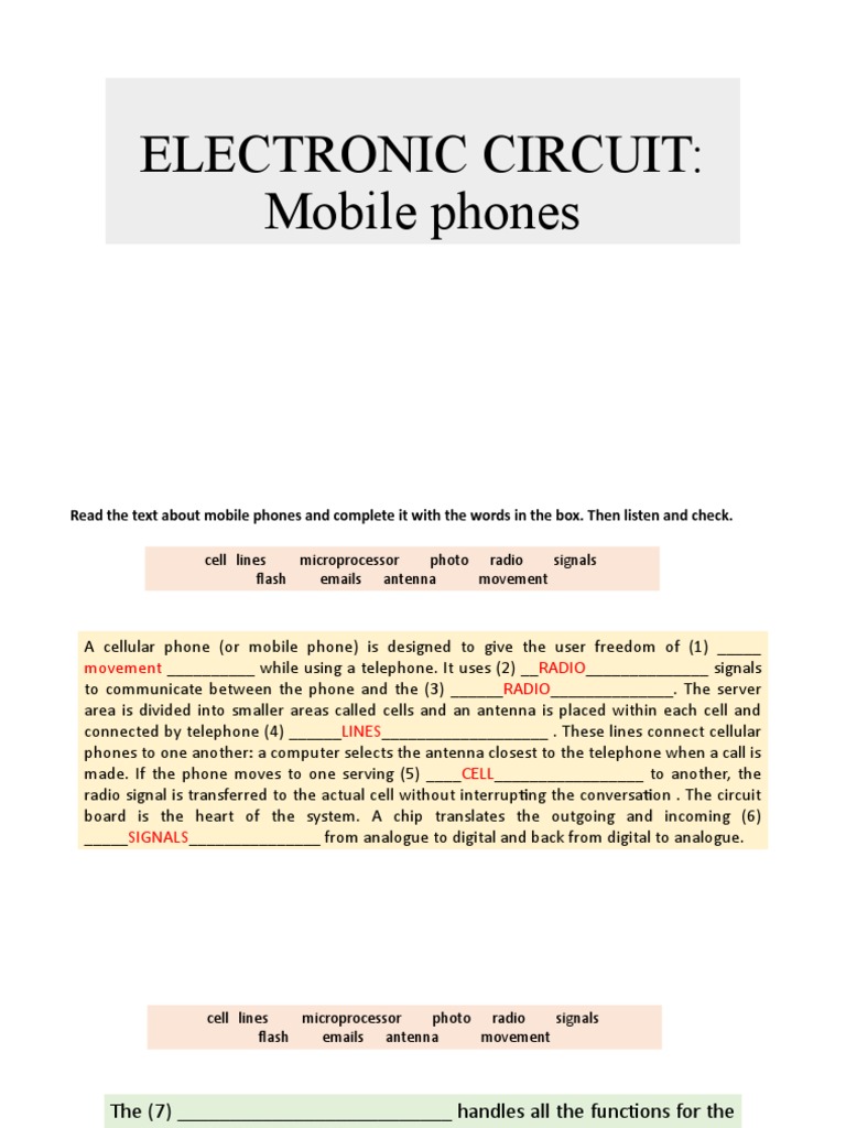 Mobile Phone Circuit: An Explanation of the Key Components and ...