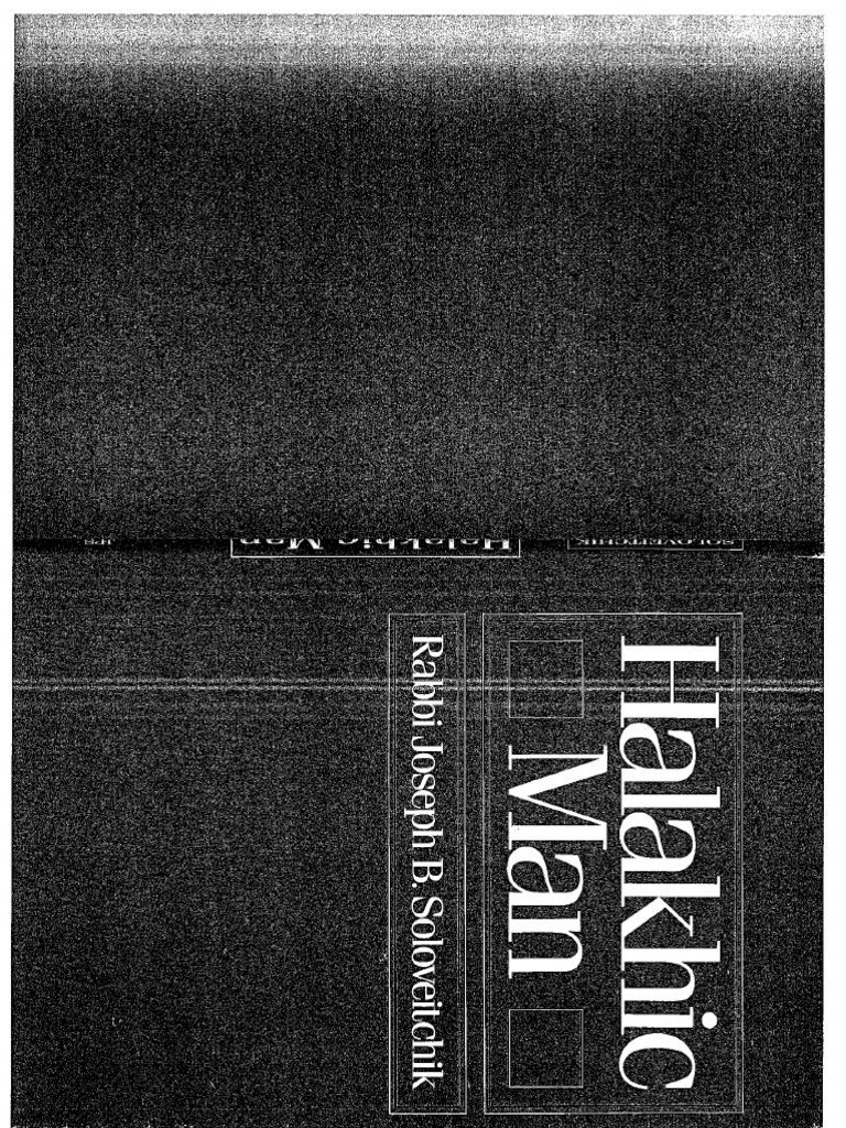 Halakhic Man, 3-29 | PDF