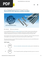 Ficha Tecnica Perno Estructural Astm A 325 Tipo 1 | PDF | Tornillo | Conocimiento procedimental