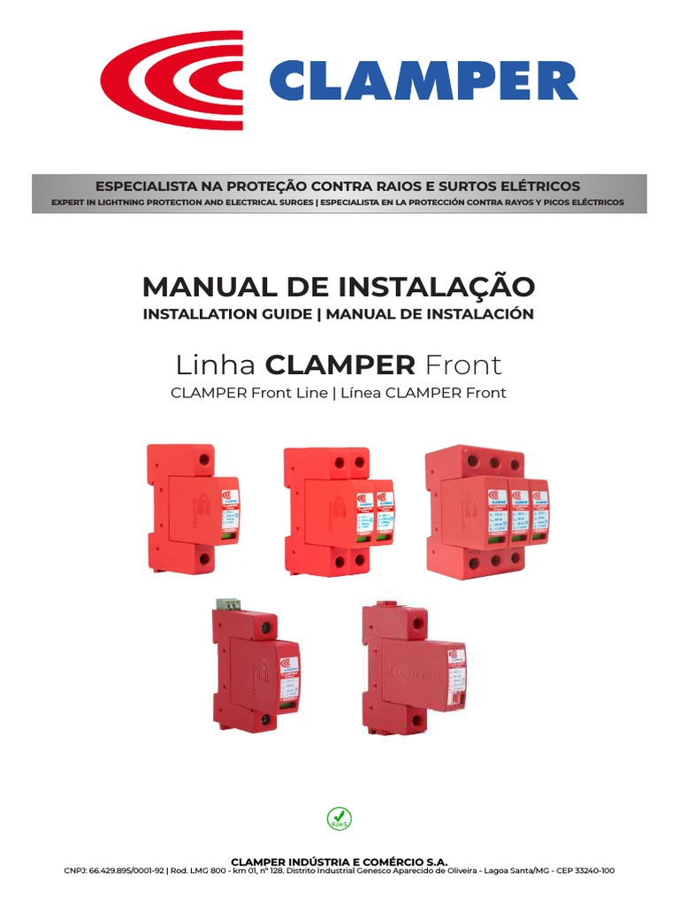 Manual Clamper | Download grátis PDF | Fusível (elétrico) | Engenharia ...