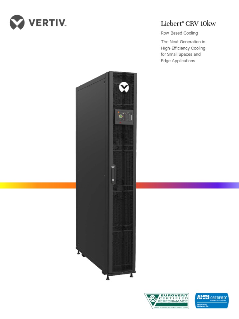 Liebert CRV 10kW Brochure | PDF | Data Center | Efficient Energy Use