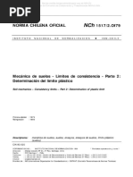 Ensayo CBR Explicado (NCH 1852 Of.81) | PDF