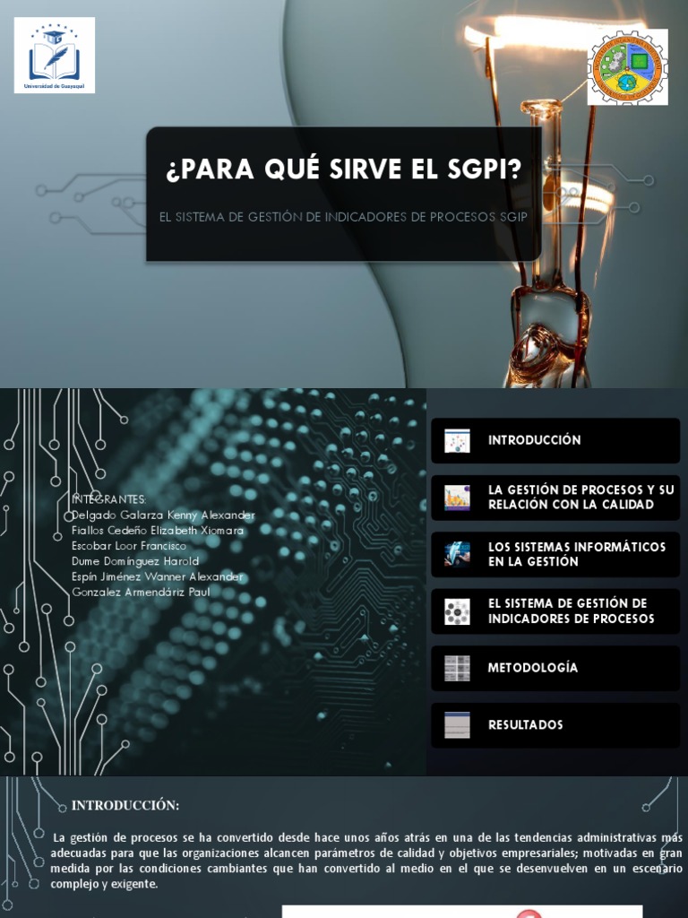 Para Qué Sirve El SGPI | PDF | Entorno de desarrollo integrado ...