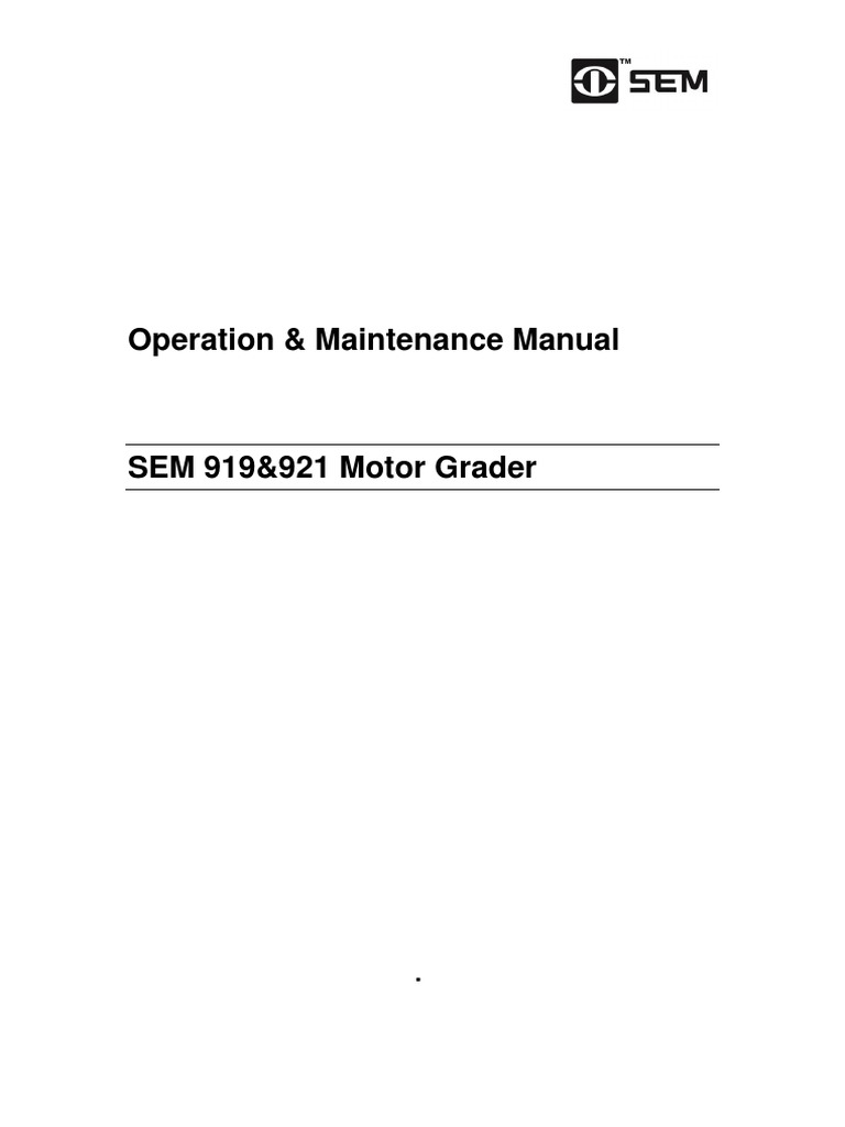 Sem 919 Sem Omm | PDF | Transmission (Mechanics) | Brake