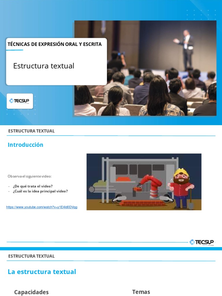 Teoe 3 - Estructura Textual - Tema, Subtemas, Ideas | PDF | Sangre ...