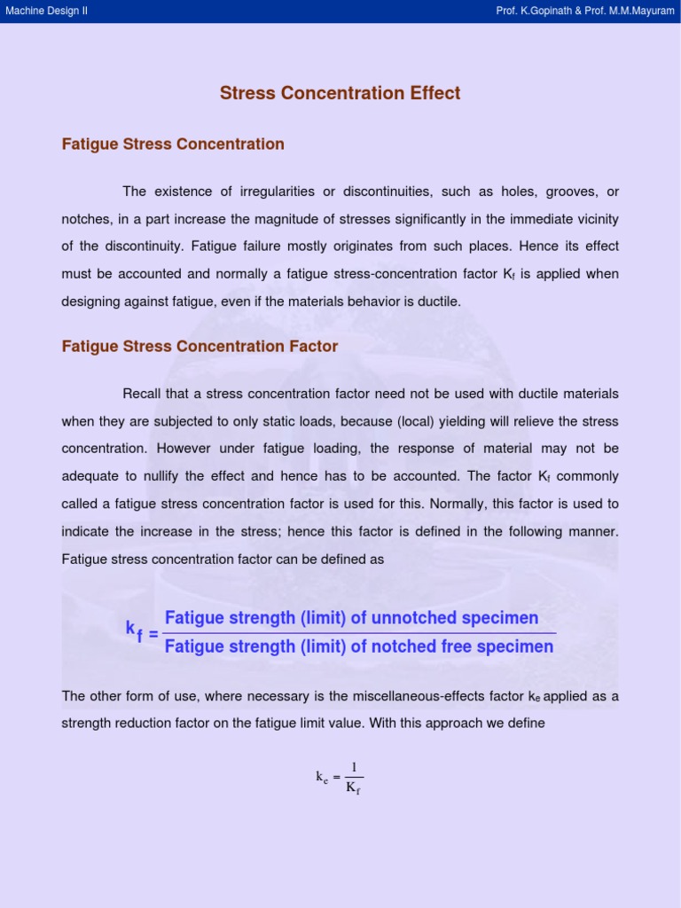 Stress Intensity Factor | Strength Of Materials | Fatigue (Material)