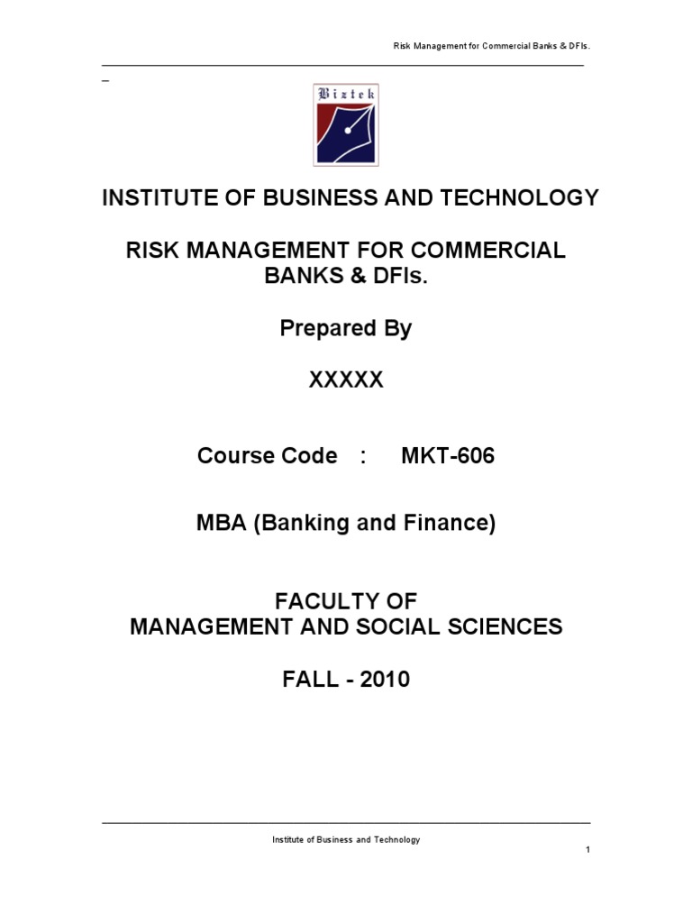 Risk Management - For Print | PDF | Liquidity Risk | Market Liquidity