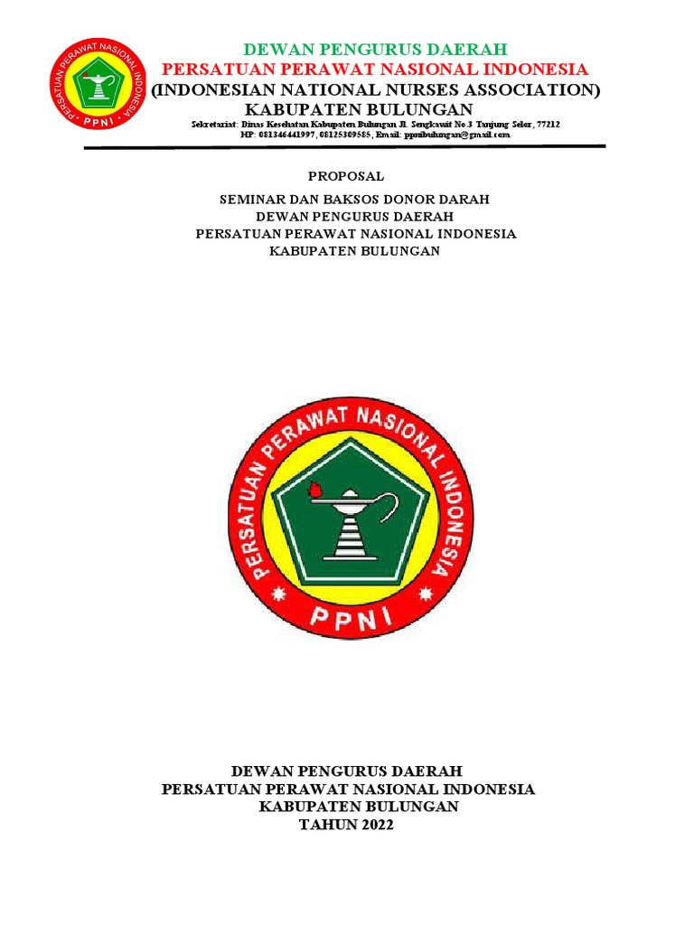 Proposal SKP DPD PPNI Bulungan | PDF | Pengembangan Diri | Kesehatan Holistik