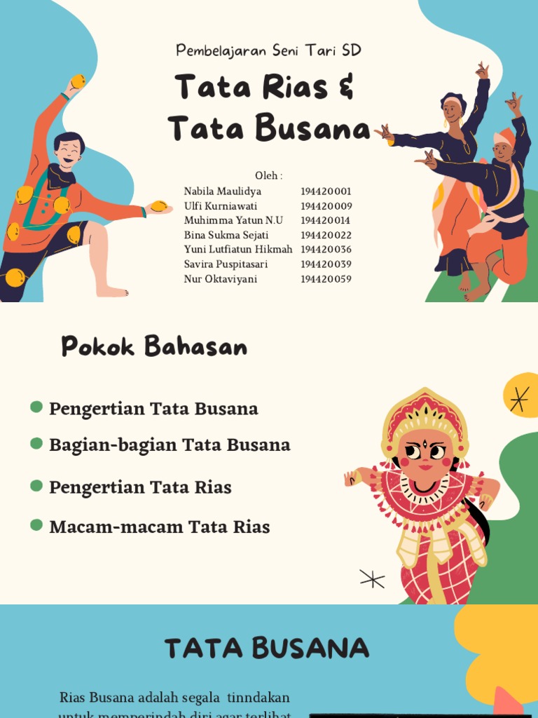 Tata Rias Dan Tata Busana | PDF
