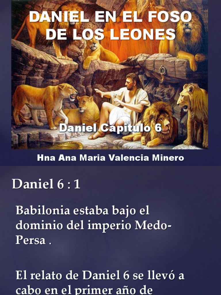 Daniel Capitulo 6 | PDF | Oración | Imperio aqueménida