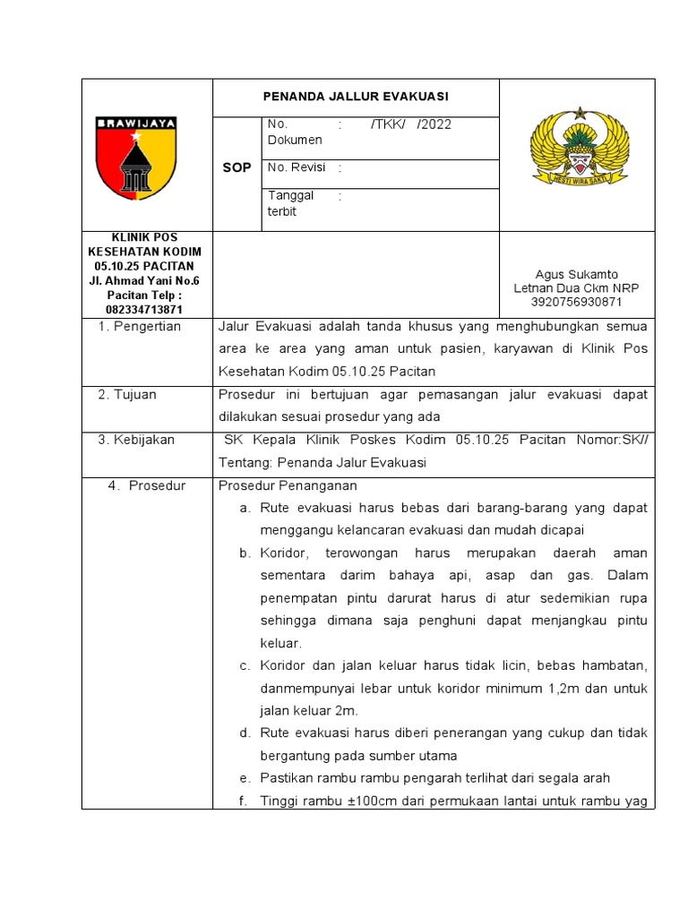 Memahami Pentingnya Pemasangan Rambu Exit dan Evakuasi di Tempat Kerja ...