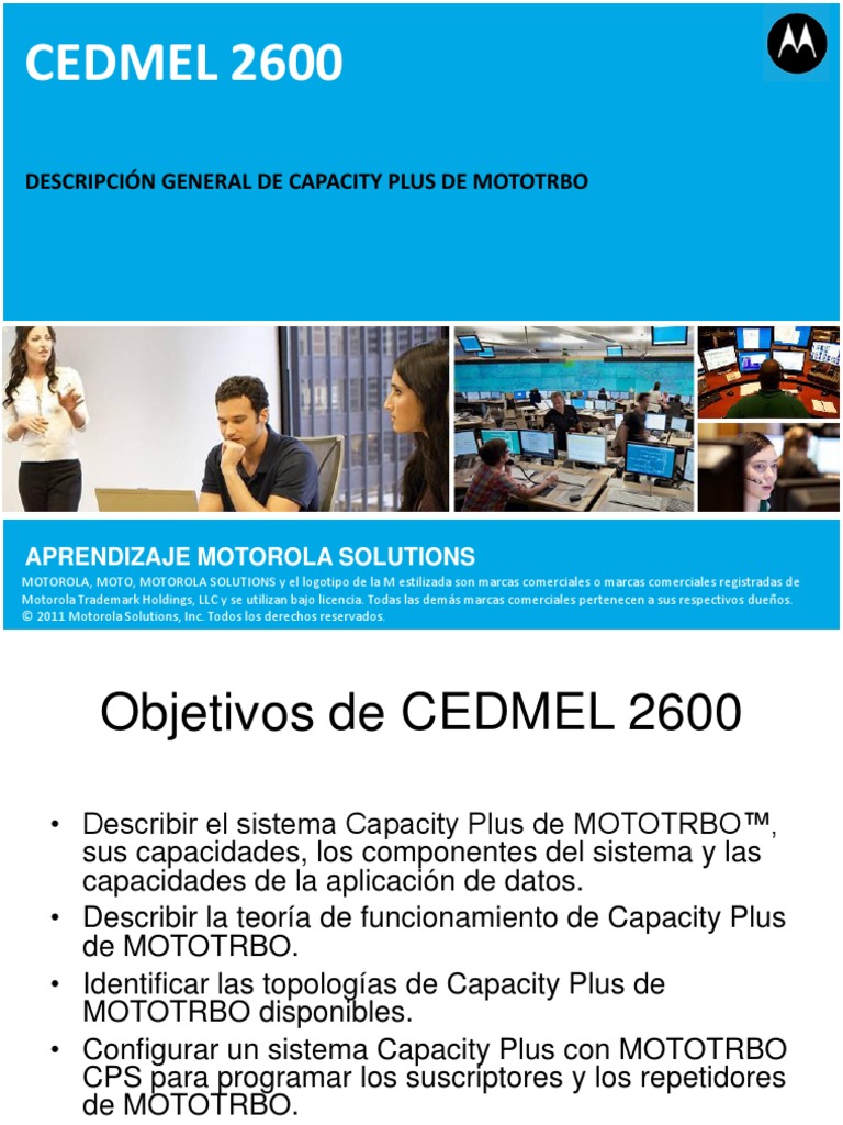 MOTOTRBO Capacity Plus Design Deploy M1 | PDF | Radio | Señalización ...