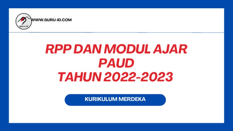 Modul Ajar Paud | PDF