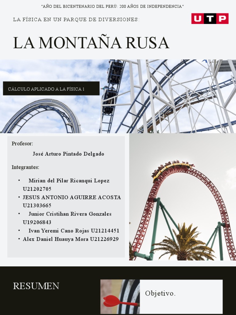 Proyecto Final Montaña Rusa CAF1 | PDF | Energía potencial | Velocidad