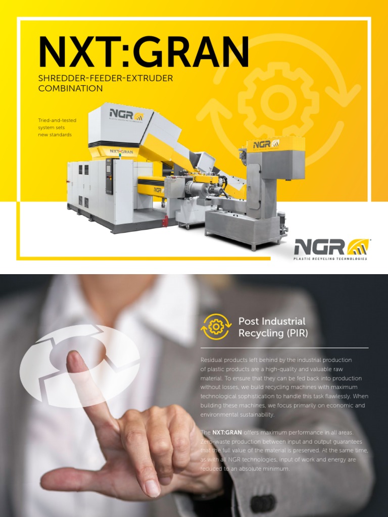 Nxt:Gran: Shredder-Feeder-Extruder Combination | PDF | Extrusion ...