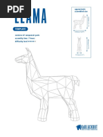 Papercraft Patrick Star Printable Diy Template | PDF | Adhesive | Paper