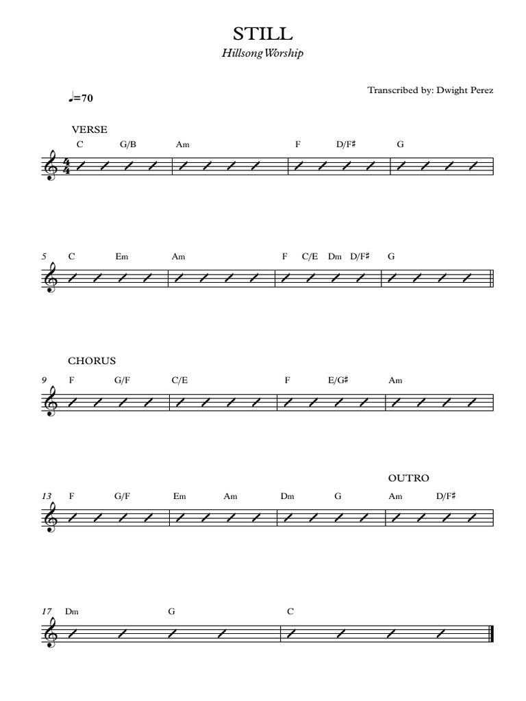 Still - Chordchart | PDF