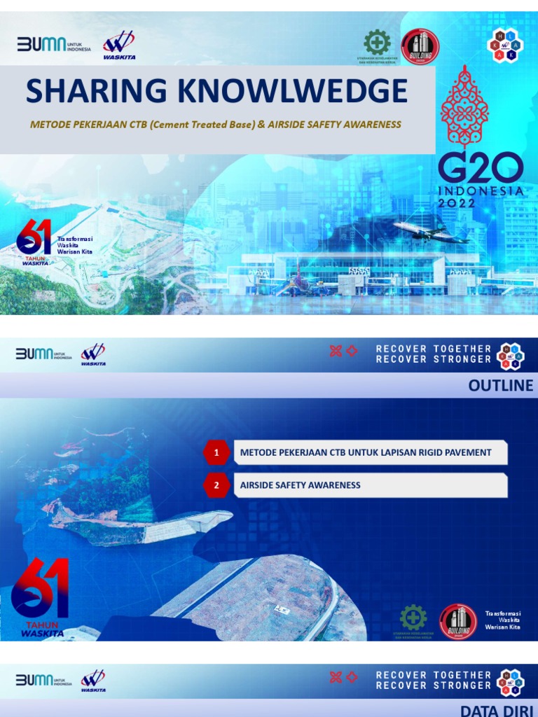 Materi Sharing Knowledge Metode Pekerjaan CTB Dan Airport Safety ...