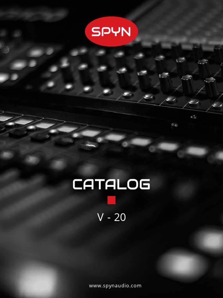 Spyn Audio Catalog-1589913182 | PDF | Microphone | Equalization (Audio) Spyn Audio Catalog-1589913182 | PDF | Microphone | Equalization (Audio)