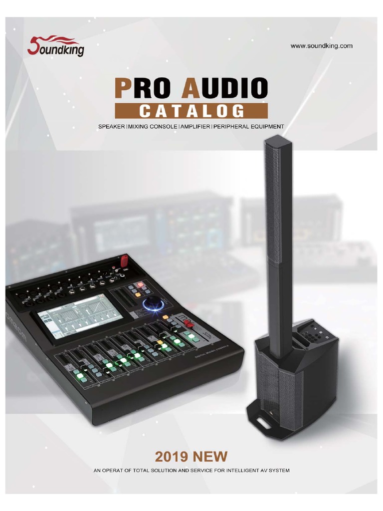 Catalog SoundKing | PDF | Loudspeaker | Equalization (Audio)