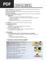 Science Module Grade 1 Lesson 1: Me and My Surrounding A. Parts of The ...