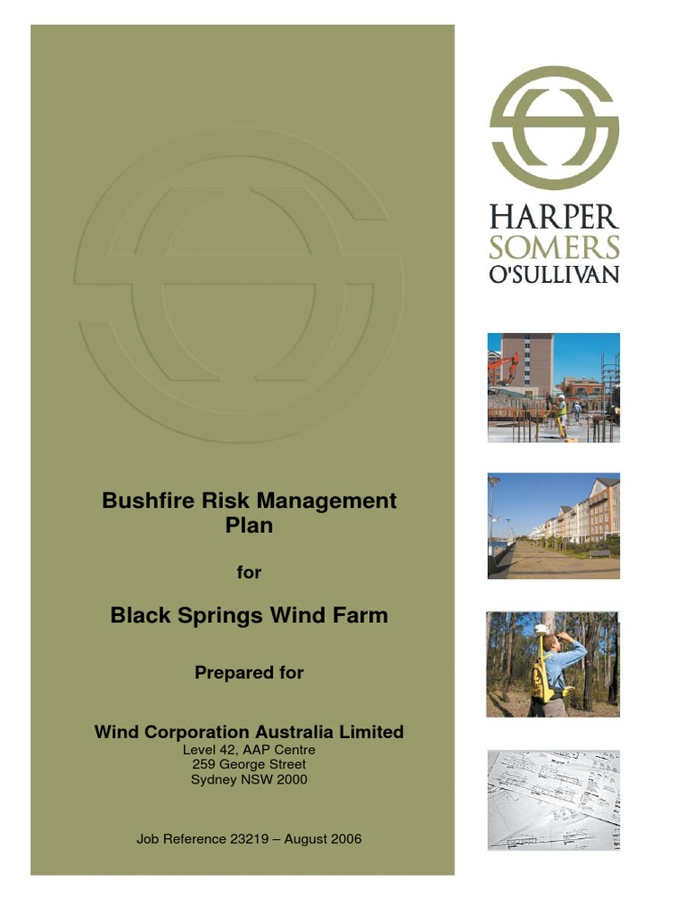 Appendix H Bushfire Risk Management Plan | PDF | Wildfire | Fires