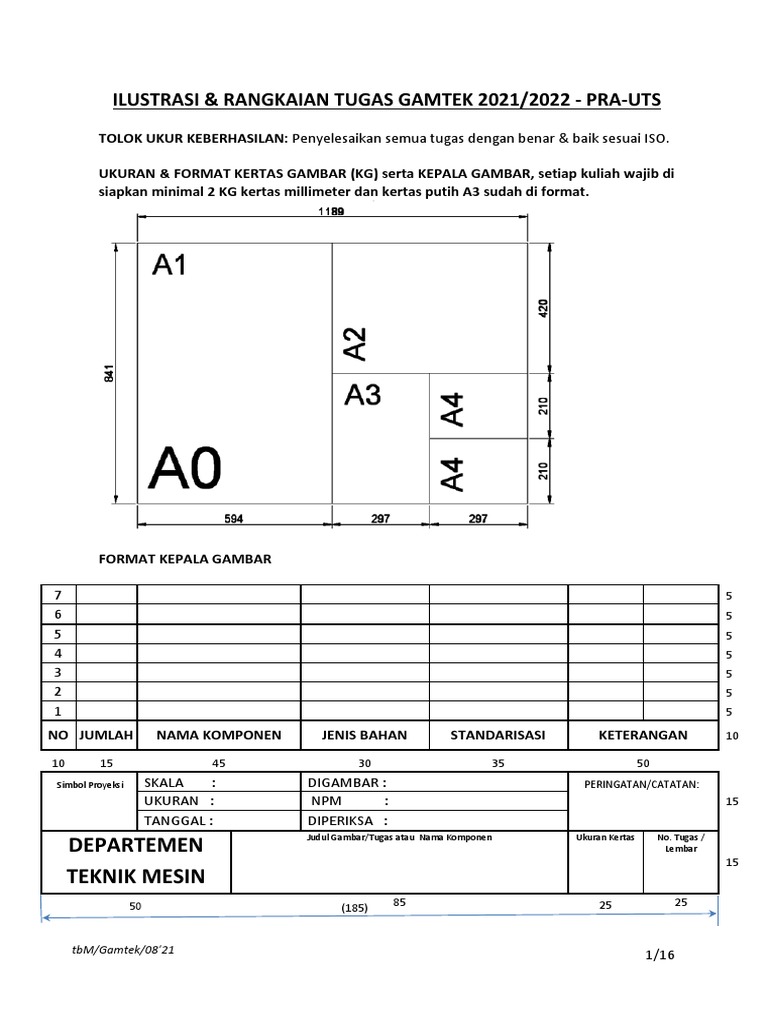 GAMTEK'21.Pra UTS (MHS) | PDF