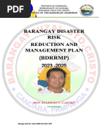 BDRRM Plan 2023-2025 Final | PDF | Hazards