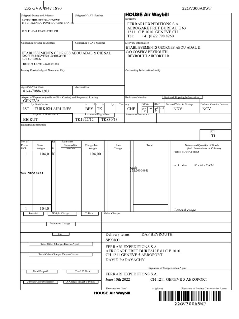 235 GVA 4947 1870 22GV300A8WF: House A House A House Air Way Ir Way Ir ...