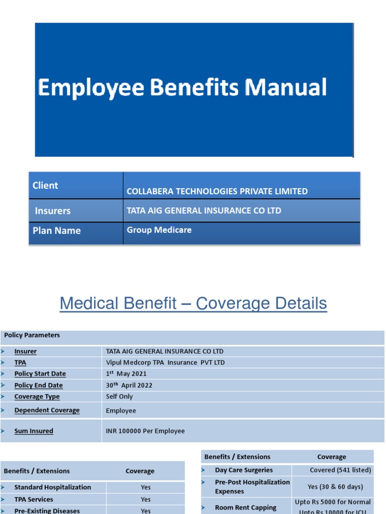 CTPL GMC Policy - 1 Lakh-Converted-Compressed | PDF | Hospital | Insurance