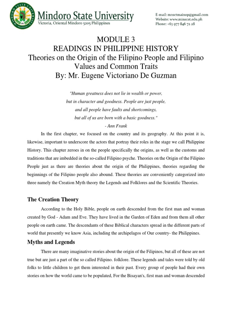 Module 3 - History de Guzman, Eugz | PDF