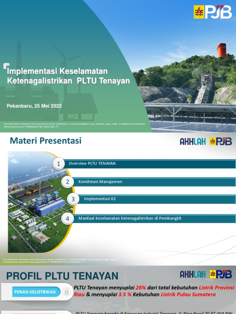 PLTU Tenayan Safety Overview | PDF | Mechanical Engineering | Applied ...