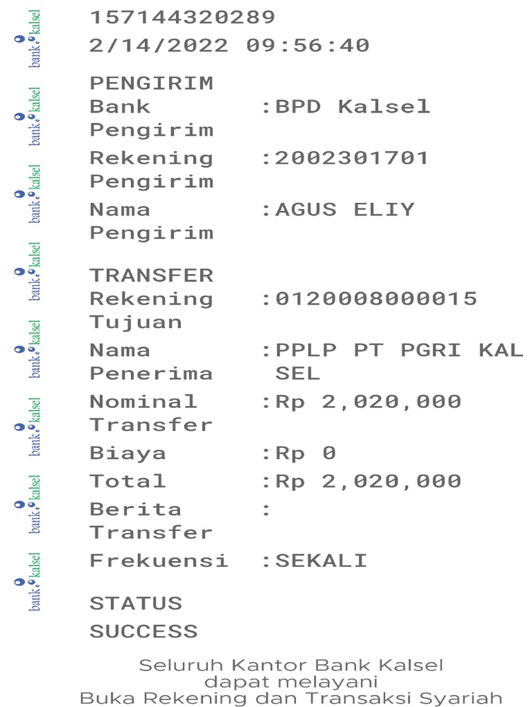 Bukti Pembayaran SPP | PDF