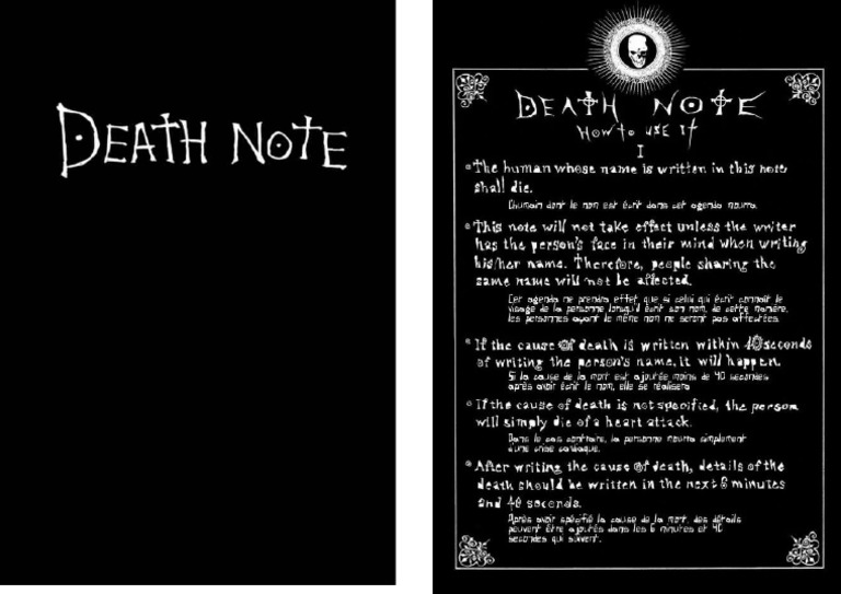 Doc1 Death Note | PDF
