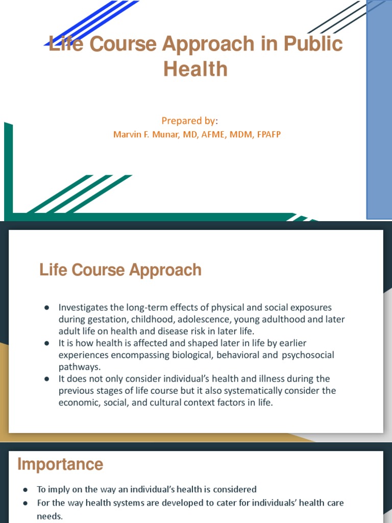 Life Course Approach | PDF | Self-Improvement | Wellness